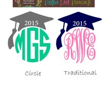 Unique graduation cap decal related items | Etsy