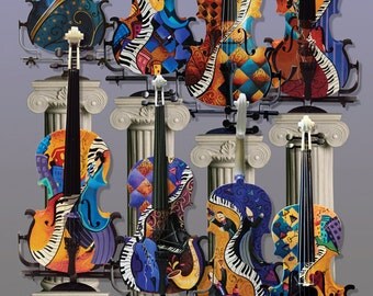 Popular items for painted violin on Etsy