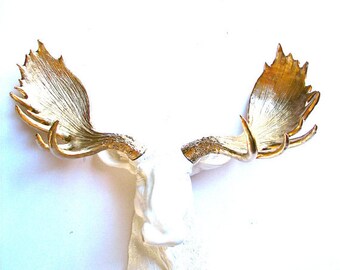 Popular items for white moose head on Etsy