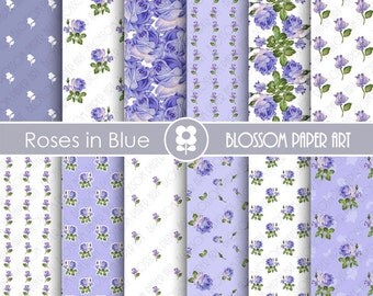 Scrapbooking Digital Paper Floral Digital Paper Pack Pink