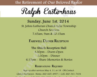 Pastor retirement | Etsy