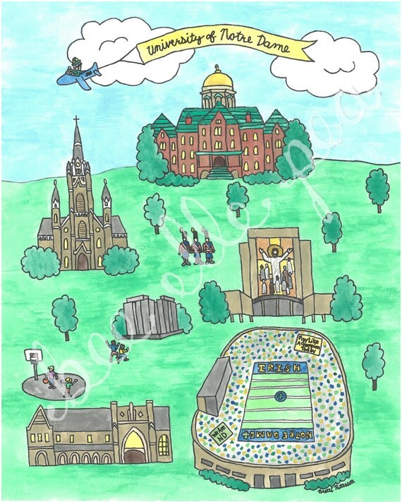 Notre Dame College Campus Map - Map