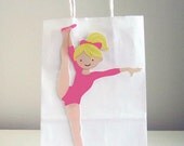 Gymnastics Party Favor, Goody, Gift Bags