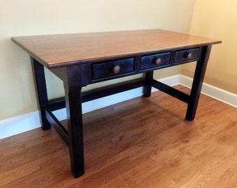 Barnwood desk | Etsy