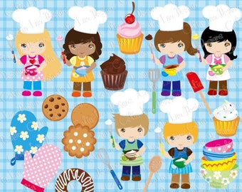 Baking clip art | Etsy