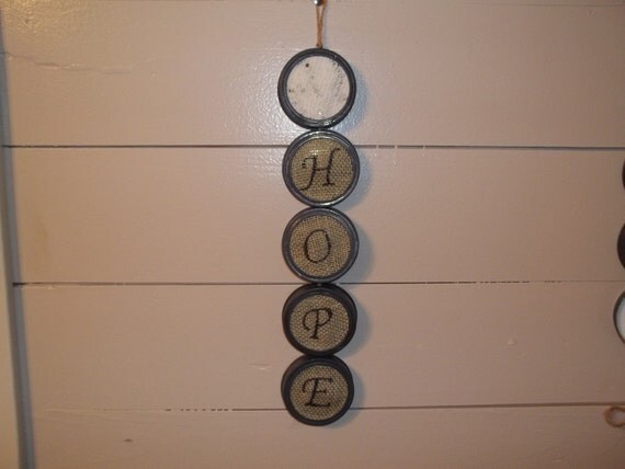 Items similar to HOPE wall decor. Country/Rustic/Vintage on Etsy