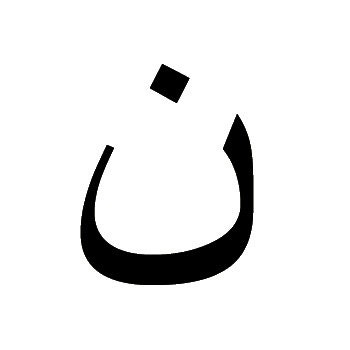 Christians In Iraq Symbol Arabic Christian Nazarene Letter