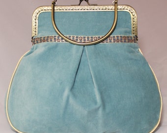 Popular items for turquoise velvet on Etsy