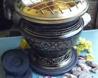 Large Charcoal Burner for Resin Incense, Incense Burner, Smudging ...
