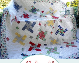Paper Pattern for County Fair Quilt by SherriQuilts on Etsy