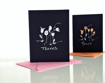 Popular items for hand drawn cards on Etsy