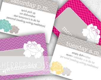 Printable Chore Punch Card