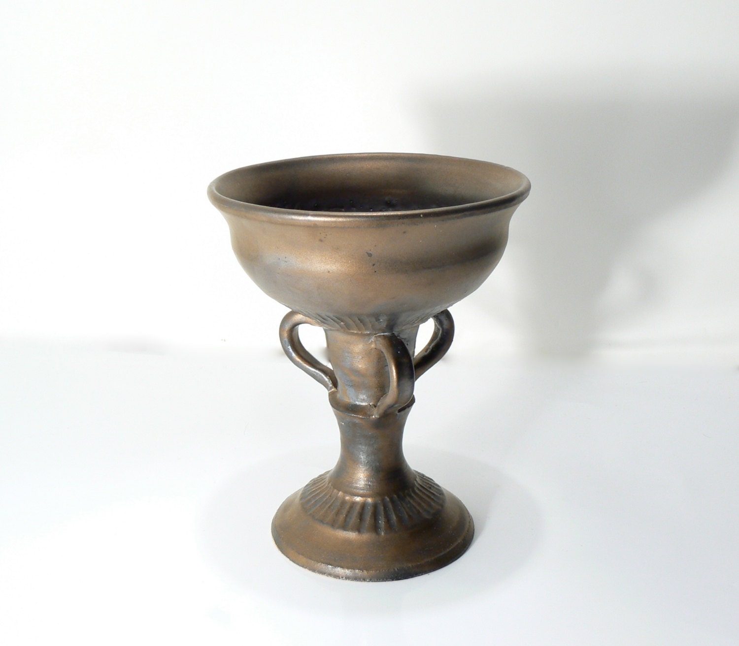 bronze ceramic chalice goblet artifact relic by MarielleMacville