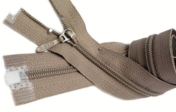 Items similar to 16" Dual Thin Nylon-coil Zipper YKK #3 Separating ...