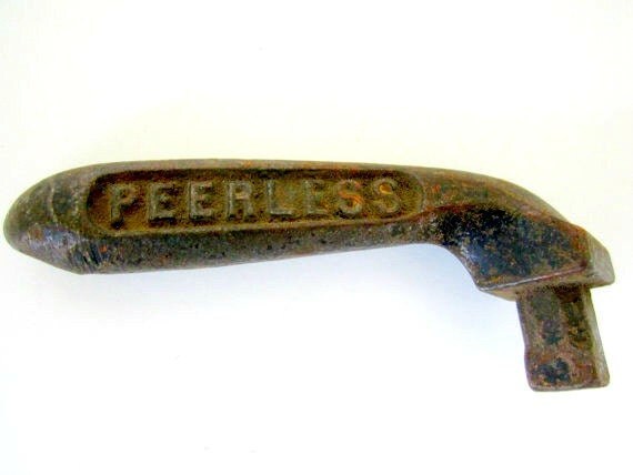 Peerless Antique Fireplace damper handle flue handle damper