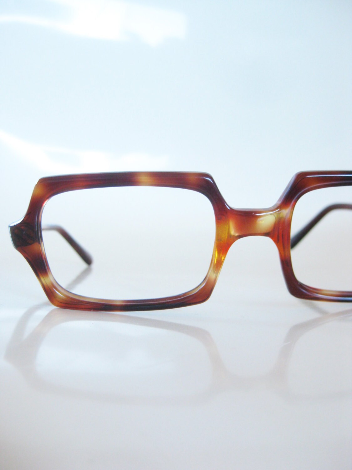 Vintage Eyeglasses 1960s Glasses Italy Italian Tortoiseshell Optical ...