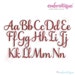 Buttercup Basic Monogram Set Machine Embroidery Font