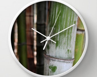 Bamboo clock | Etsy