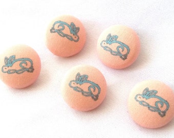 Popular items for bunny buttons on Etsy