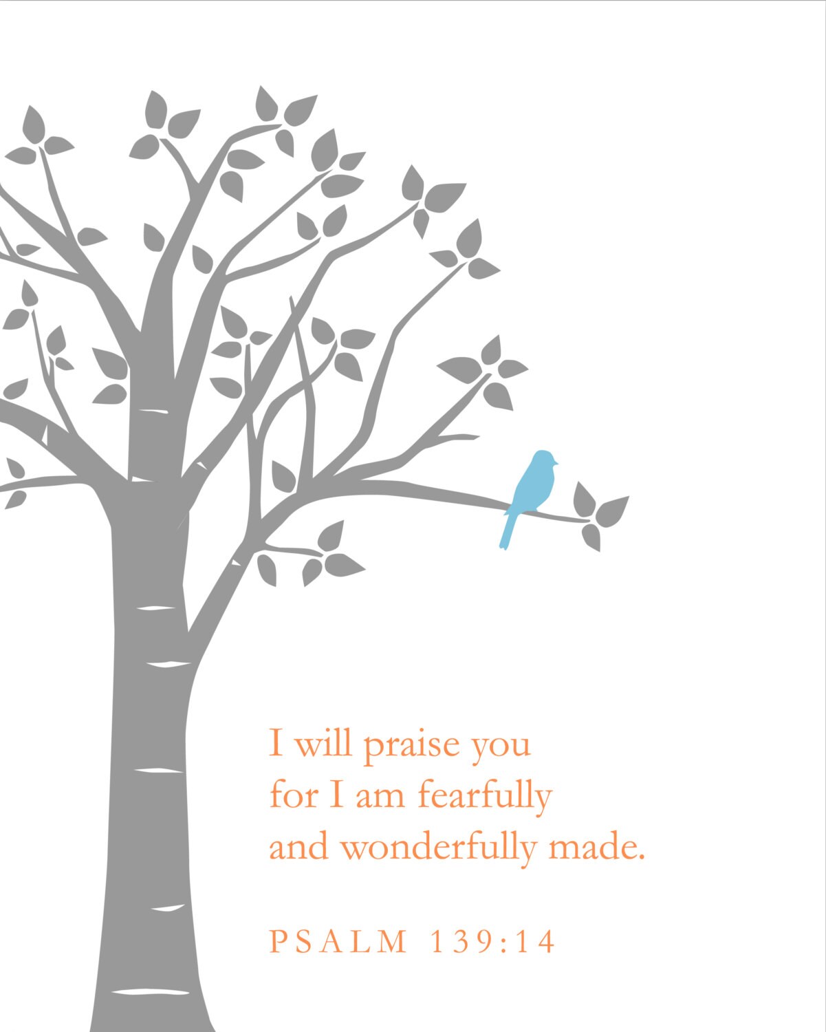 I am Fearfully and Wonderfully Made Baby Boy Gift by karimachal