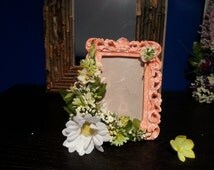 Popular items for floral picture frame on Etsy