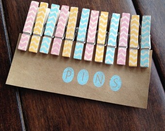 Spring clothespins | Etsy