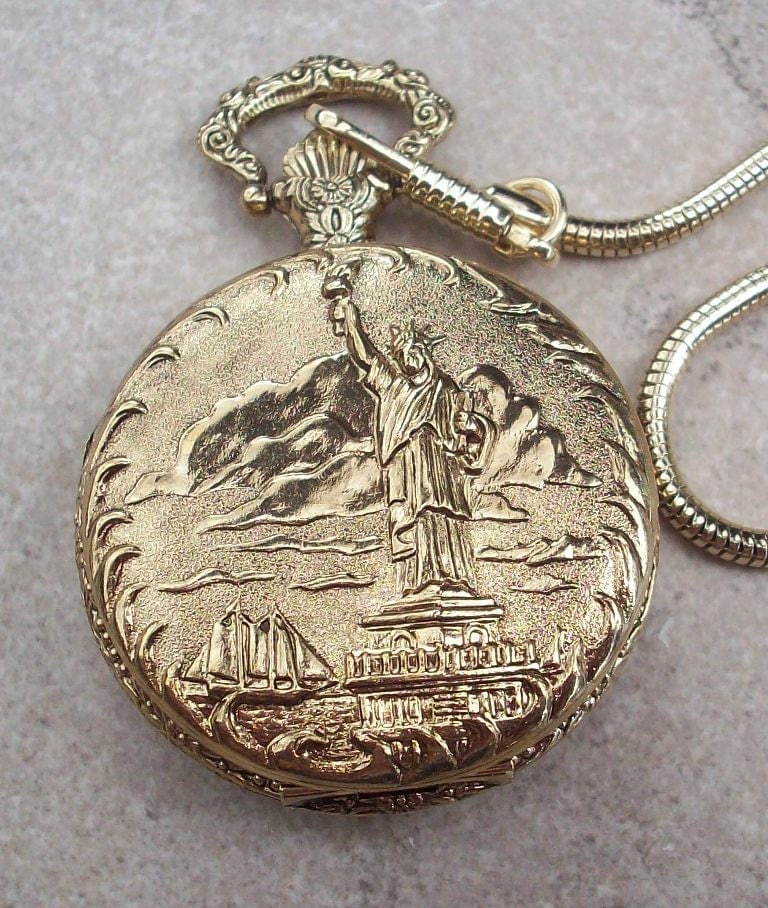 The Statue of Liberty Centennial Pocket Watch Collectors