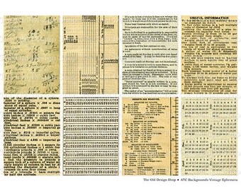 Vintage Vegetable Seed Packets Printable Digital Collage Sheet
