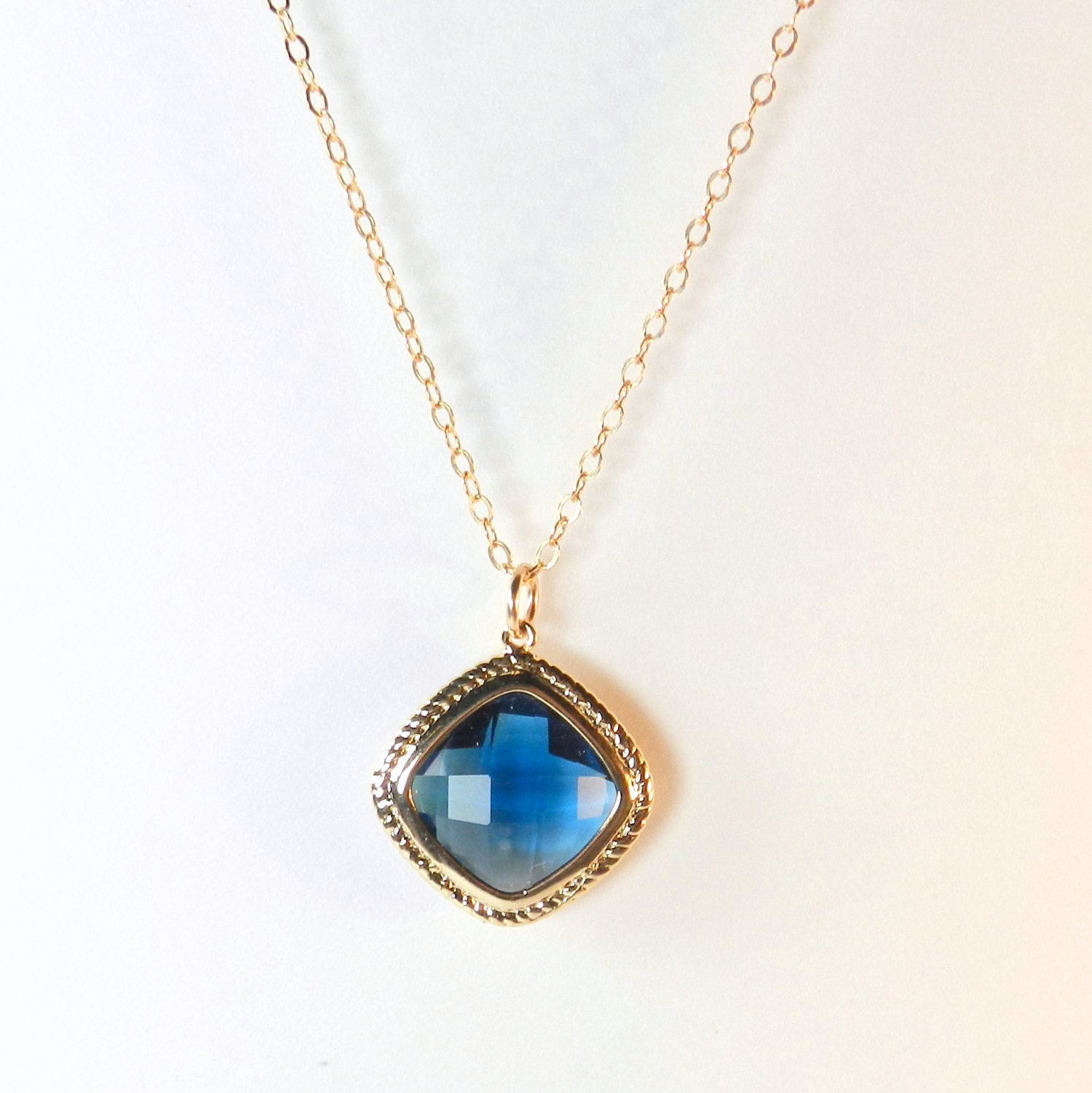 Alyssa necklace four colors by BipAndBop on Etsy