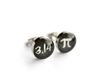 Math earrings | Etsy