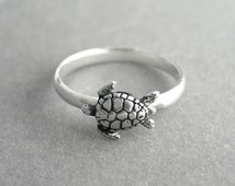 Unique turtle ring related items | Etsy