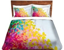 Popular items for colorful bedding on Etsy