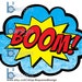 Superhero Signs Boom Pow Zap Bam Pop 8.5 x 11