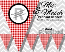Popular items for gingham banner on Etsy