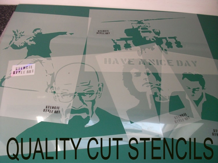 VW Camper Van Stencil Large wall stencil by IdealStencils on Etsy