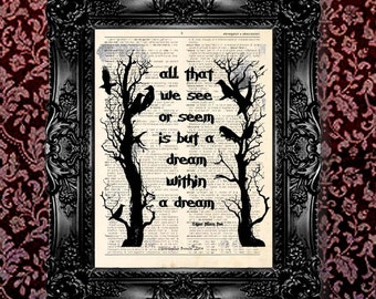 Gothic poem | Etsy