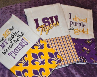 Lsu baby bedding | Etsy