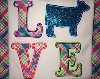 Unique show heifer related items | Etsy