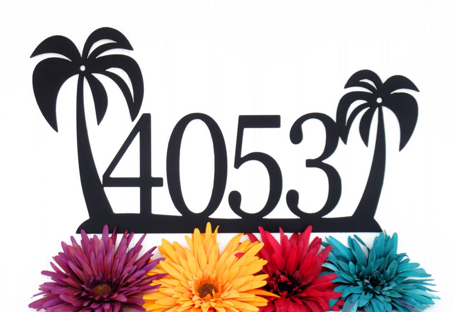 Tropical House Numbers