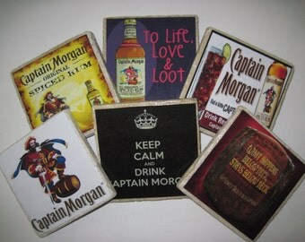 Captain Morgan Spiced Rum - Set of 6 Coasters