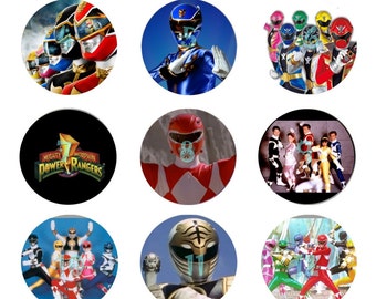 Go go power rangers | Etsy