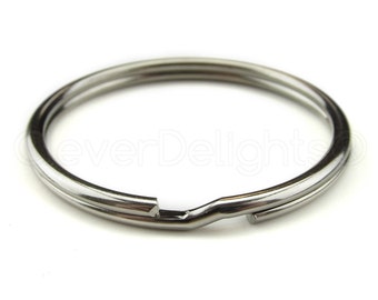 1000 Pack 1 Key Rings 25mm Split Key Ring Strong