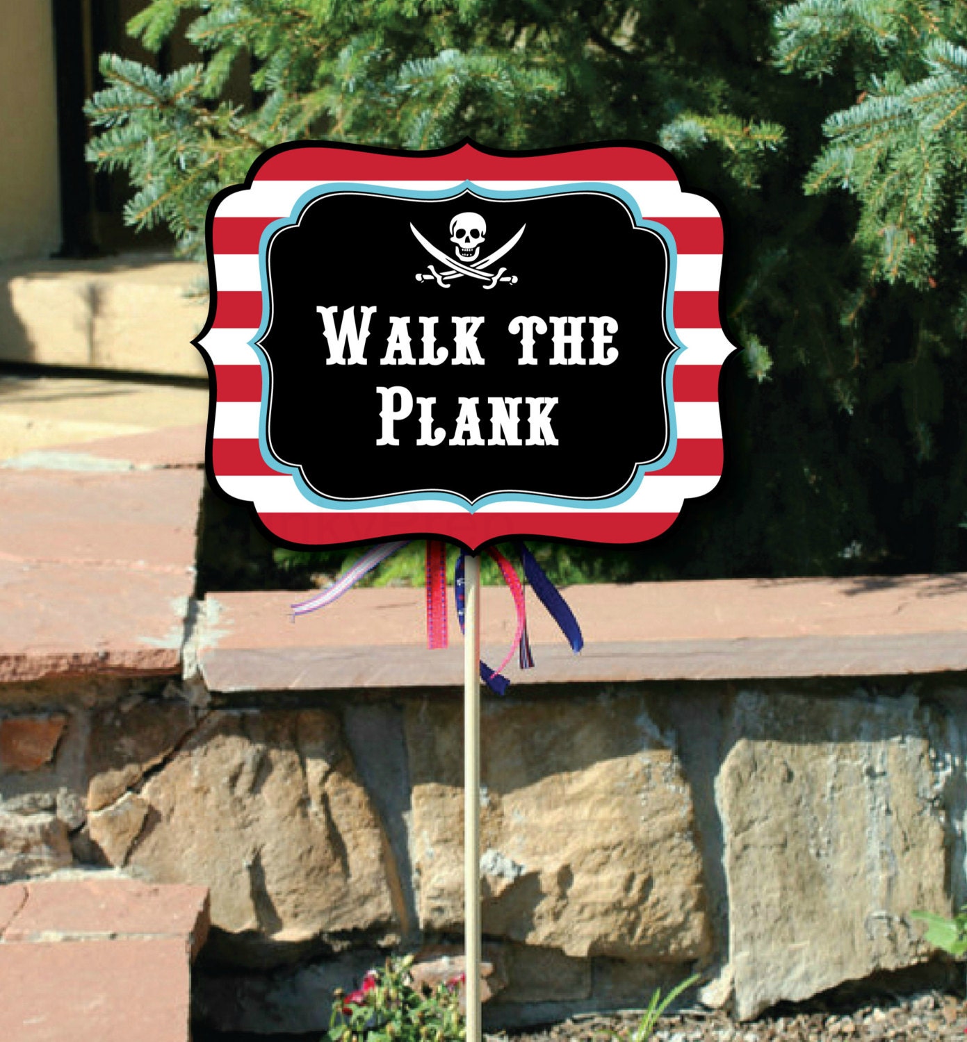 Pirate Birthday Party Signs with Editable Text Printable