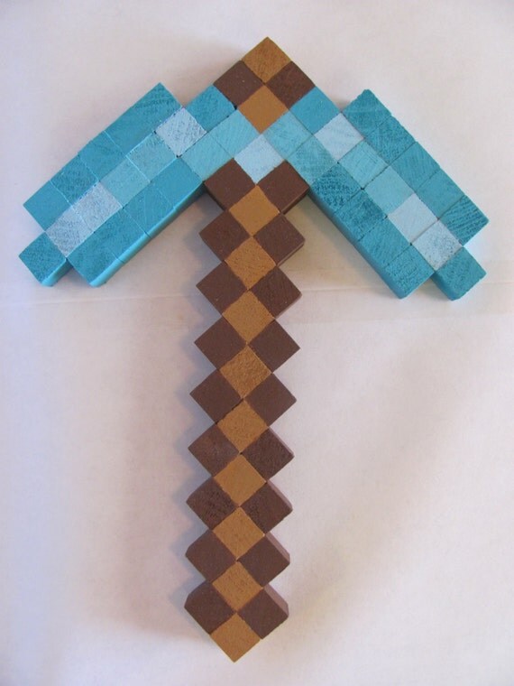 8Bit Diamond Pickaxe