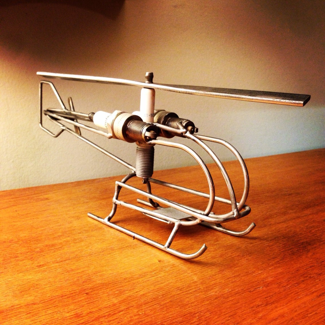 Metal Art Helicopter