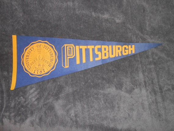 Vintage Collectable University of Pittsburgh Flag by MWKDIRECT