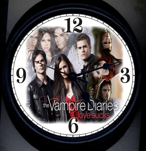 Vampire Diaries Wall Clock