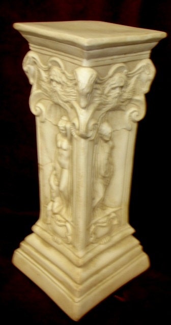 French ladies Style Column Pedestal Sculpture Art by ArtofHistory