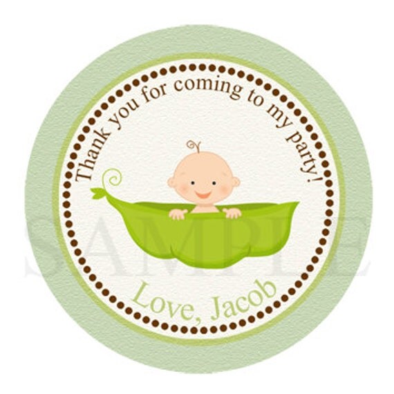 Sticker de bebe verde baby shower bebe varon por MySweetLittleOwl