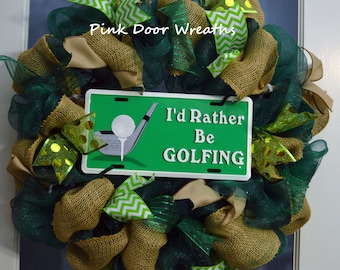 Golf wreath | Etsy